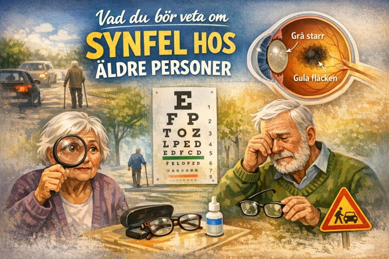 Vad du bör veta om synfel hos äldre personer